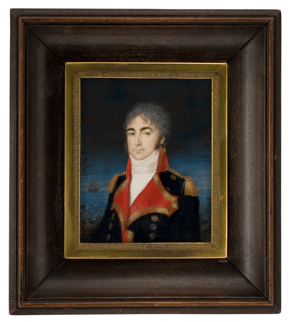 Offizier in dunkelblauer Uniform | The Tansey Miniatures Foundation