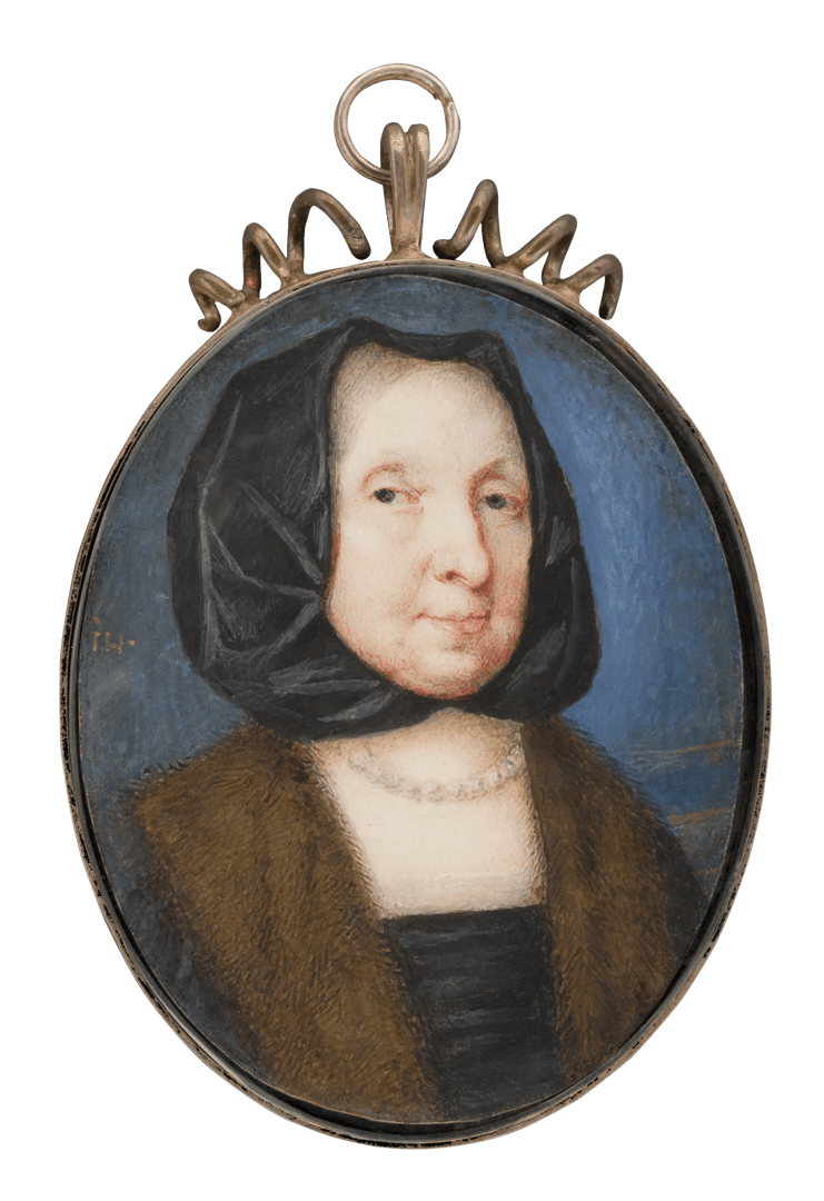 Dame mit schwarzer Haube, wohl Elizabeth Cromwell, geb. Steward | The ...