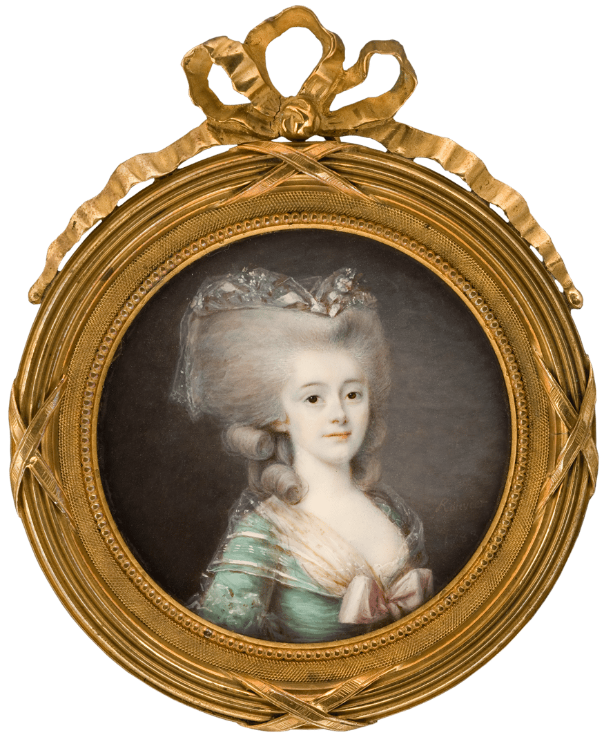 Marie Jeanne Foacier, geborene Soufflot | The Tansey Miniatures Foundation
