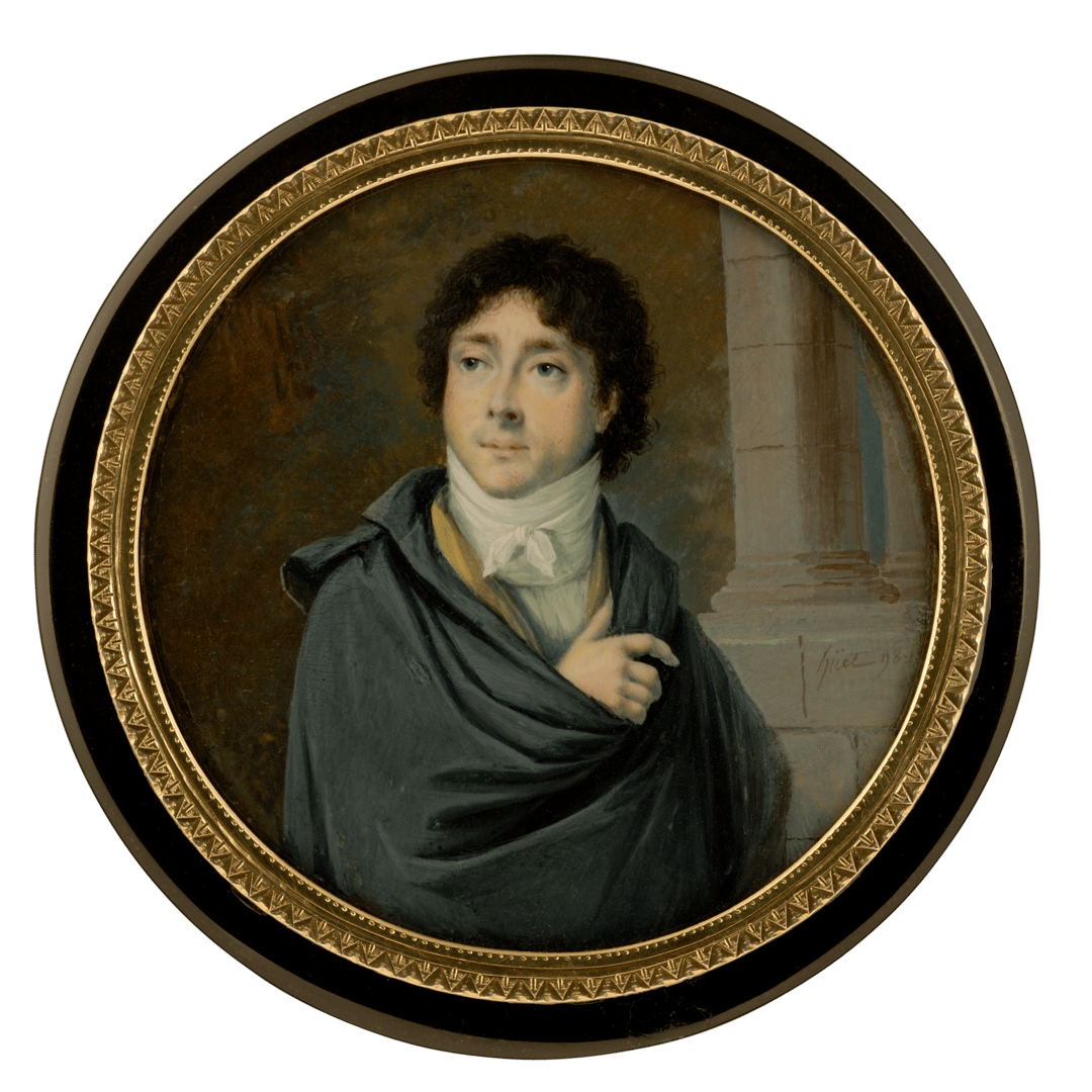 Herr mit grauem Umhang | The Tansey Miniatures Foundation